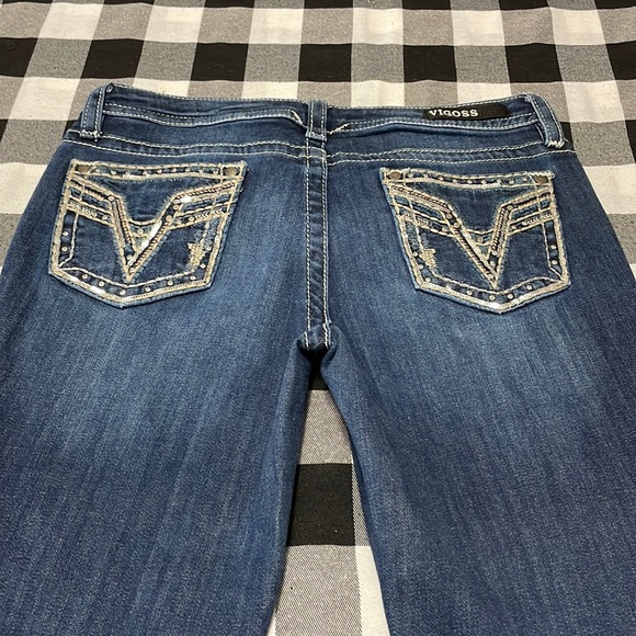 Vigoss | Jeans | Vigoss Capri Heritage Fit Jeans Size X 21 Thick Stitch ...